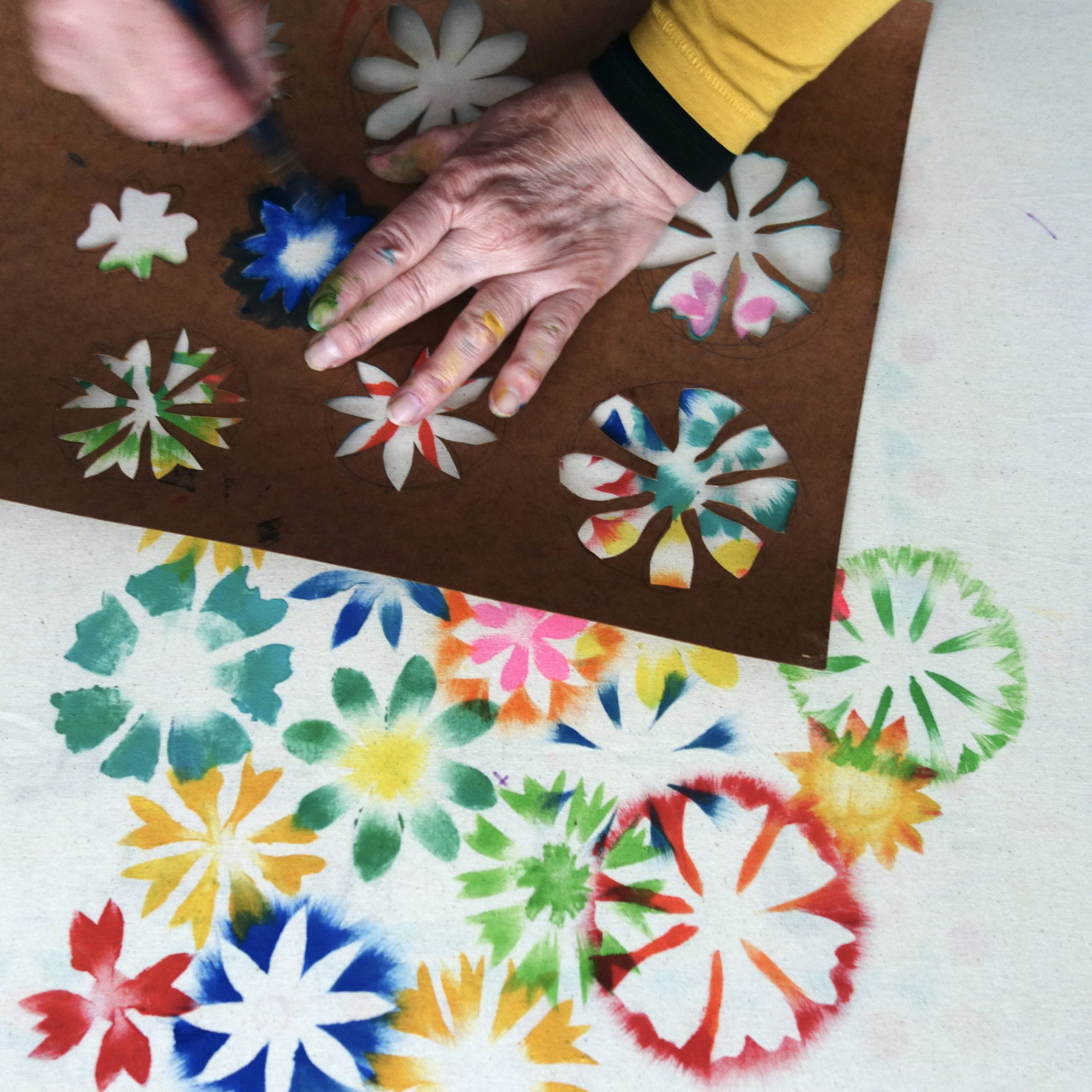 Fabric Painting with Sarah Campbell - Stencils - Fashion and Textile Museum